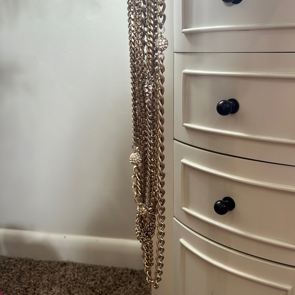 Jewelry | Bulky Gold Chains Necklace | Poshmark